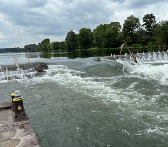 Monongahela River Locks and Dam no. 3 Demolition